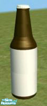 The Sims Resource | Simsized Beer Bottle