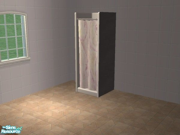 The Sims Resource | Cheap Shower Curtain Recolor Set #4 - Pastel Swirl