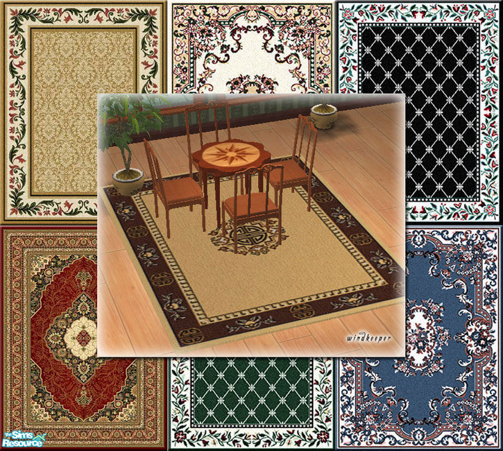 The Sims Resource - Real Rugs - Traditional