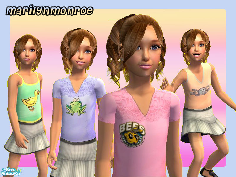 The Sims Resource | Children tops collection