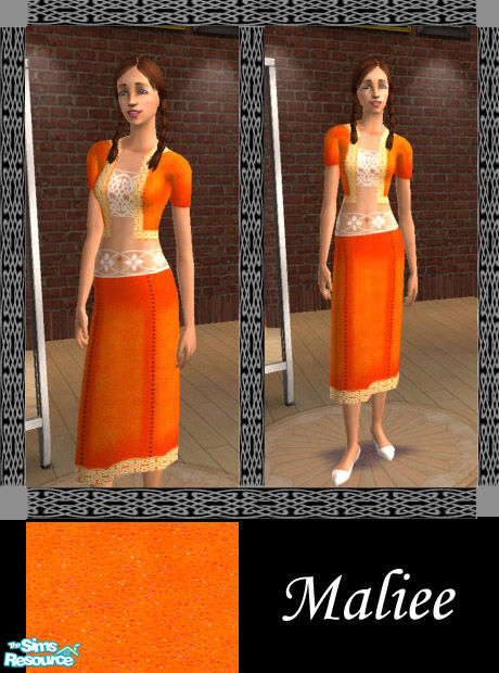 The Sims Resource | orange collection