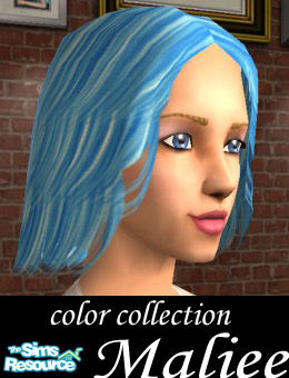 The Sims Resource - Blue color collection