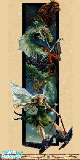 The Sims Resource - Dragon Wall