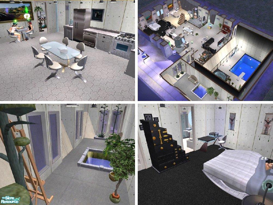 The Sims Resource | Underground Bunker