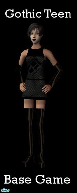 The Sims Resource - Gothic Teens. - 2