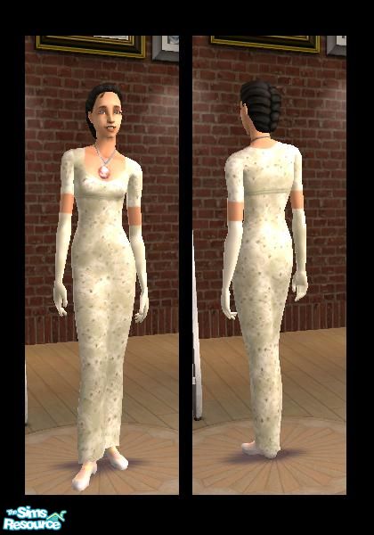 The Sims Resource | Regency eveningwear