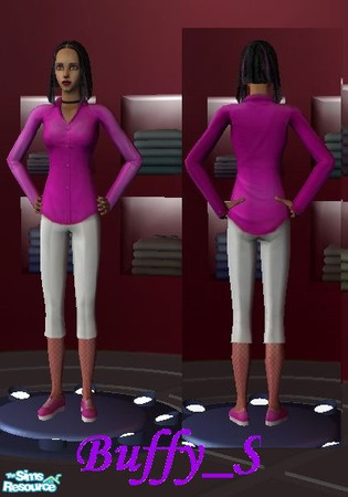 The Sims Resource | Pink outfit