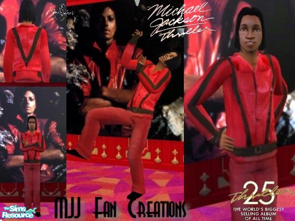 The Sims Resource | Michael Jackson Thriller Jacket