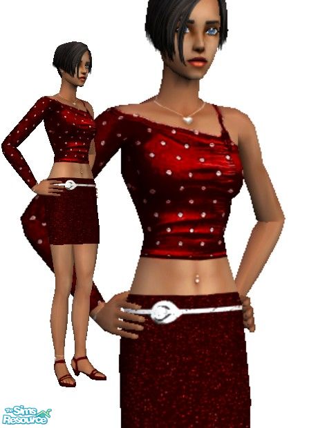 The Sims Resource | Sparkling and Sassy Red