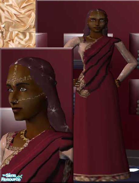 The Sims Resource | Indian Sari