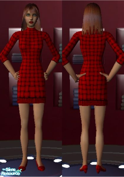 The Sims Resource - Red Dress