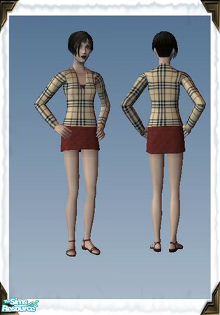 The Sims Resource | Tan & Plaid