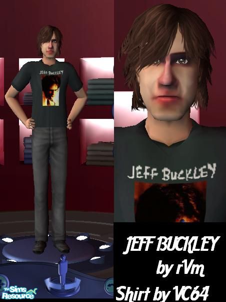 The Sims Resource | Jeff Buckley T-Shirt