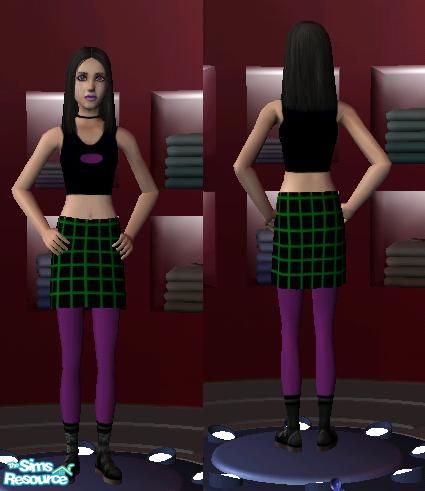 The Sims Resource | Sam's Skirt - Danny Phantom