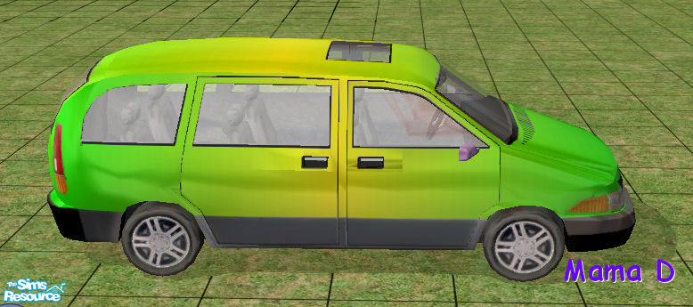 The Sims Resource | Mama D\'s Mini Van Recolors Set 1 - C