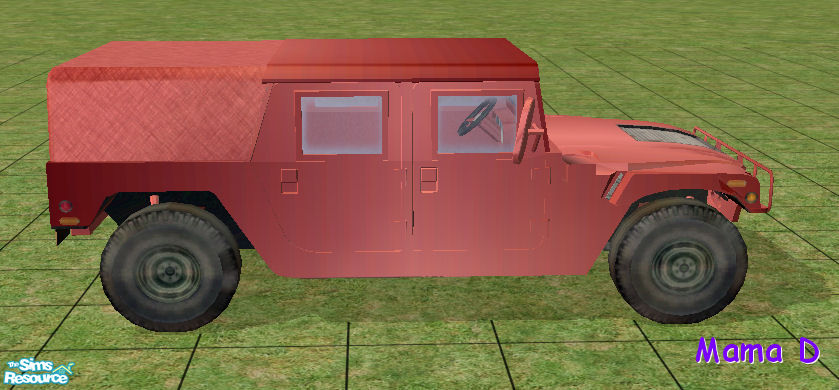 The Sims Resource - Mama D\'s Jeep Recolor Set 1 - D
