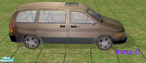 The Sims Resource | Mama D\'s Mini Van Recolors Set 1 - E