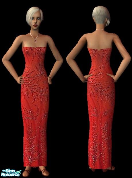 The Sims Resource | Evening Gown 3