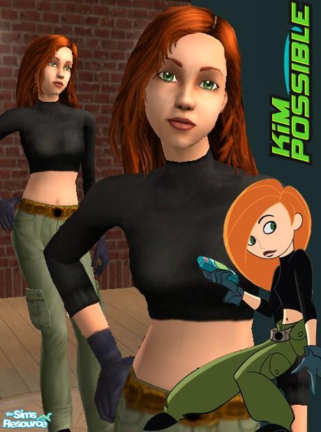 The Sims Resource - "Kim Possible" Top