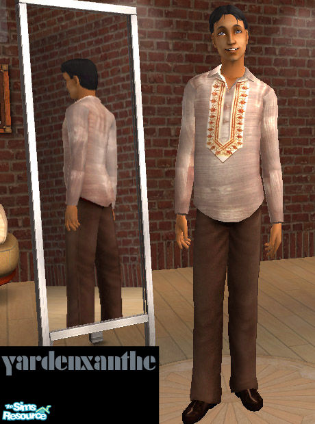 The Sims Resource | India Clothing: Men's Kurta 2