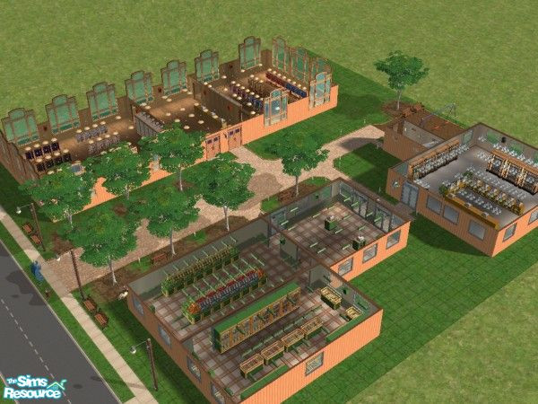The Sims Resource | Community Shopping Complex