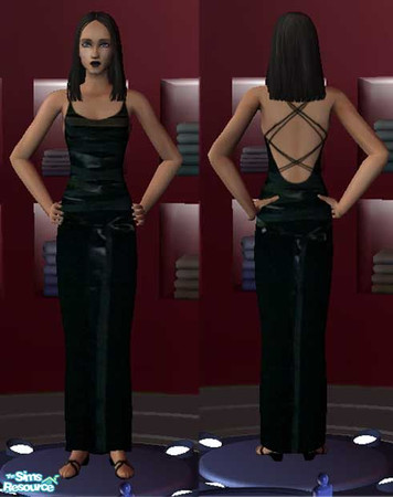 The Sims Resource | Goth Dress