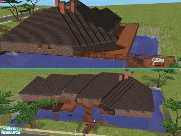 The Sims Resource | House on a lake