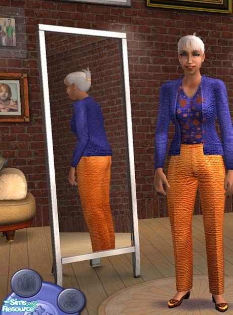 The Sims Resource - elder's winter blue