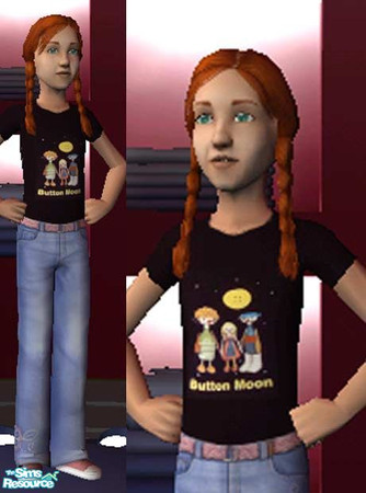 The Sims Resource - Children's Button Moon Top