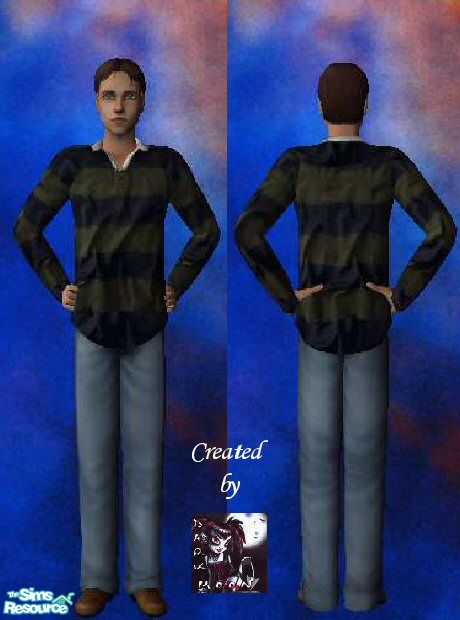 The Sims Resource - Rugby shirt