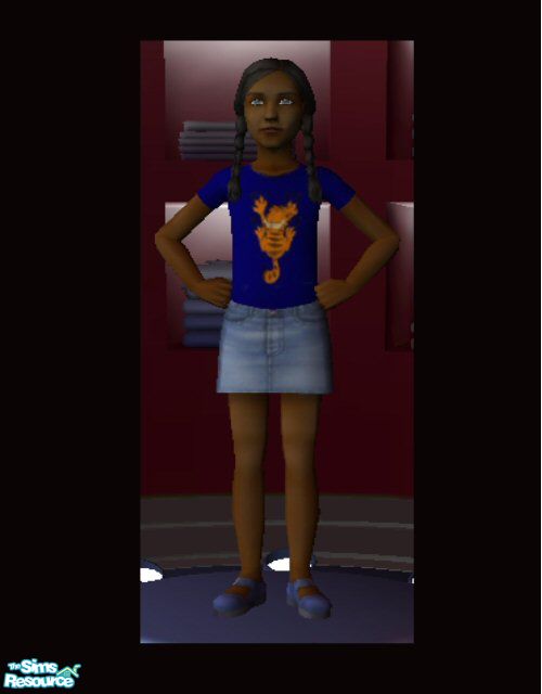 The Sims Resource - Garfield Tee