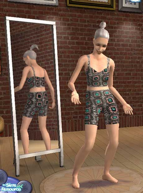 The Sims Resource | Short Set for Gram