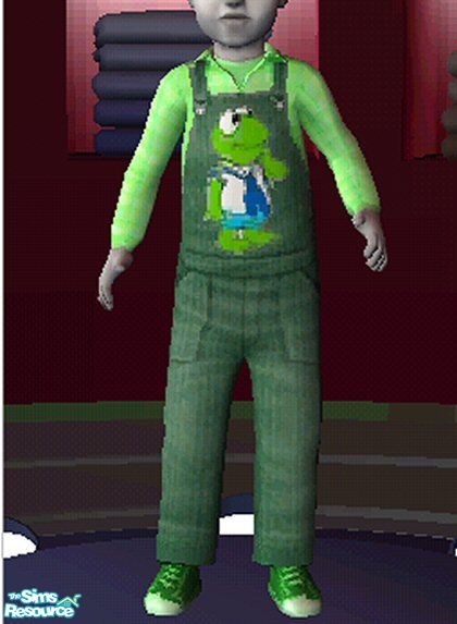 The Sims Resource - Kermit Overall