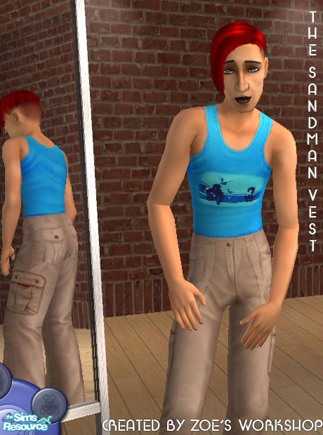 The Sims Resource - Death and the Sandman vest