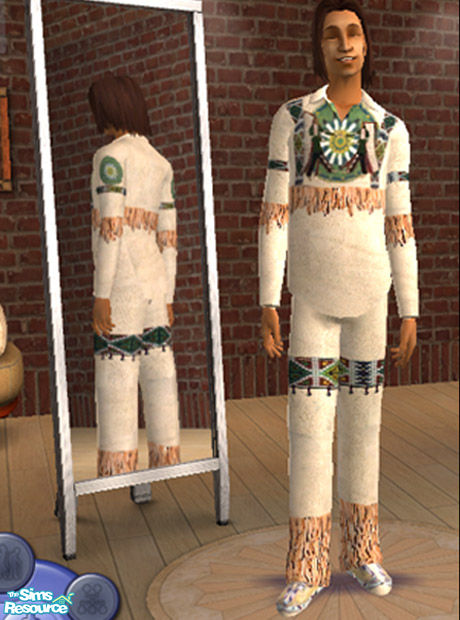 The Sims Resource | Native American Male Formal
