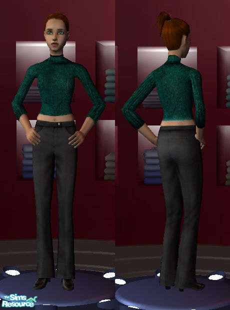 The Sims Resource | Green Sweater