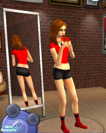 The Sims Resource | Red Outfit