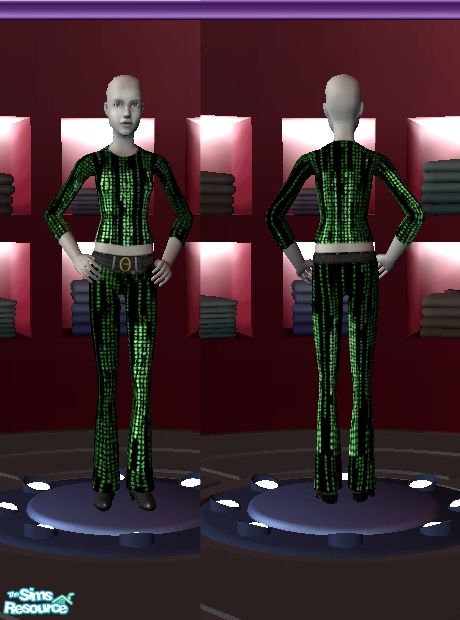 The Sims Resource | Matrix Trousers
