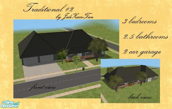 The Sims Resource - Traditional Ranch Style