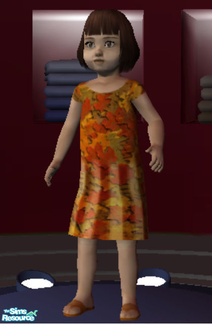 The Sims Resource | Leaf dress