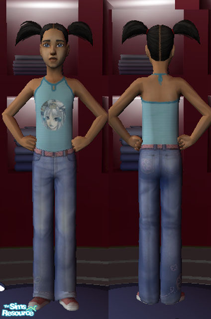 The Sims Resource - Child Ice Qween Tee