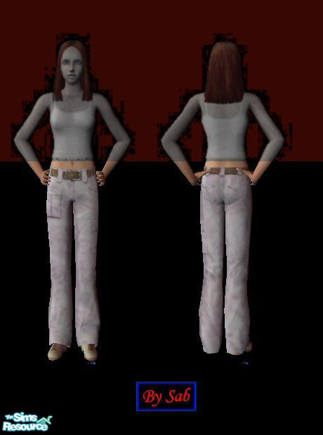 The Sims Resource | Textured Pants