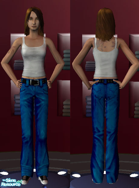 The Sims Resource | Jean & converse