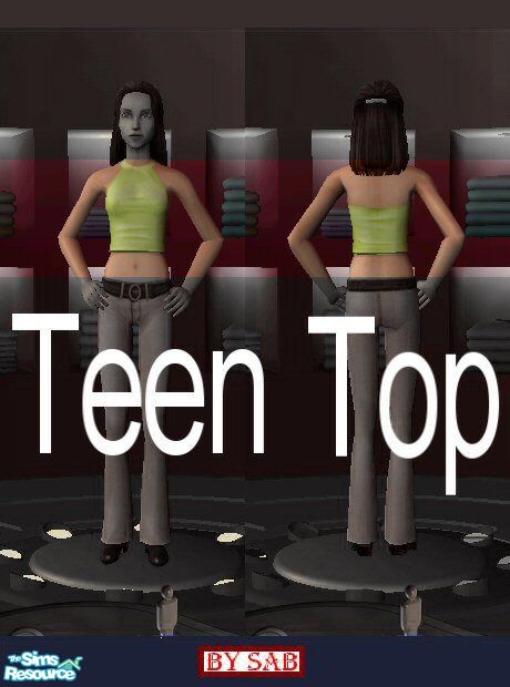 The Sims Resource | Yellow Top