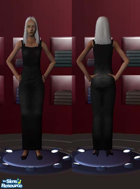 The Sims Resource | Black Dress