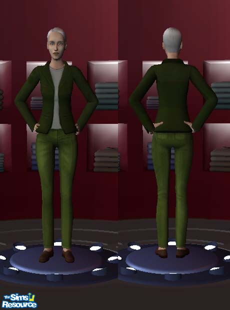 The Sims Resource | Green Outfit