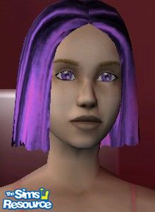 The Sims Resource | Violet Hair