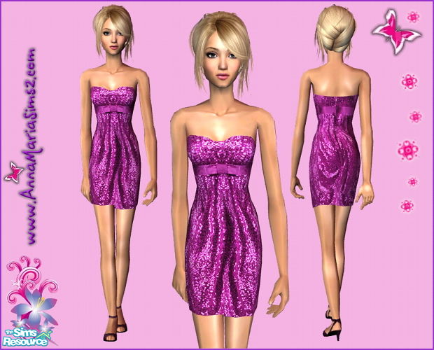 The Sims Resource - Teen Prom Dresses by Anna - 2