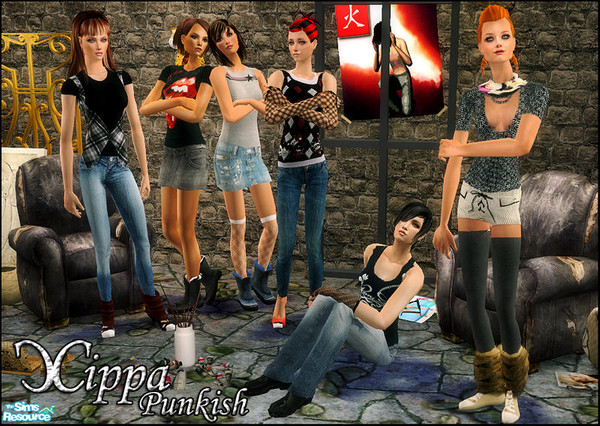 The Sims Resource | Female Punkish