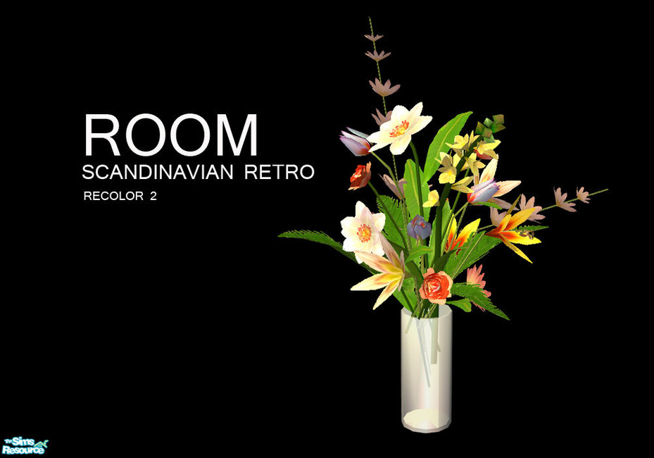 The Sims Resource - Room - Recolor 2 - Flowers